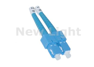 China High Reliability Single Mode Duplex SC Fiber Optic Connector for OEM Applications for sale