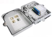 China 16 Core Waterproof Dustproof FTTH Termination Box Wall Mount Fiber Optic Splitter Box for sale