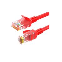 China Pure Copper 4P UTP Patch Cord with 25AWG Bare Copper Cable and 3u Gold Plated Connectors UL Certificated for sale