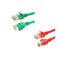 China UL Certified Cat6a Ethernet Patch Cord with 100% Tested Bare Copper Conductors and Nickel-Plated Connectors for sale