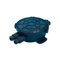 China IP68 Waterproof Fiber Optic Splice Closure for Wall or Pole Mount with 6-48 Cores Capacity for sale