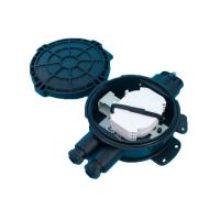 China IP68 Waterproof Fiber Optic Splice Closure with Lock Panel Pressure Seal for FTTH FTTx FTTP OSP Networks for sale