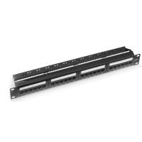China Shielded RJ45 Ethernet Patch Panel with Cat6a Compatibility and 1U Height for Efficient Network Setup for sale