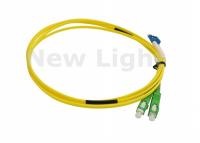 China Low Insertion Loss SC-LC Optical Fiber Patch Cord 3 Meter Length CATV Data Transmission for sale