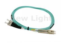China LC-ST Multimode 50/125 Duplex Fiber Patch Cord with UPC Polish Connector and PVC Cable for sale