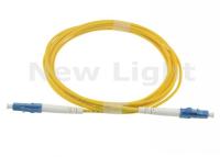 China 3M LC UPC Single Mode Fiber Optic Jumper Cable with 2.0mm Diameter and Simplex Fiber for LAN for sale