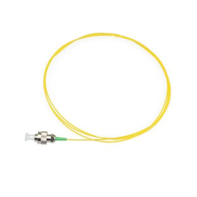 China Yellow Color FC Fiber Optic Pigtail with 0.9mm Diameter Single Mode Fiber for High Precision Applications for sale