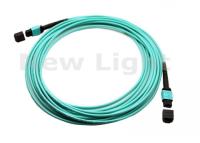 China 12 Core OM3 Multimode MPO Fiber Optic Cable with 3M Length and LSZH Jacket for Data Centers for sale