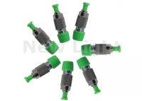 China Green 5dB Single Mode FC APC Fiber Optic Attenuator Female to Male for Precise Attenuation for sale