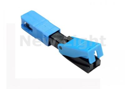 China SC Fiber Optic Fast Connector with Insert Loss ≤ 0.15dB Installation < 1 Minute and Field Installable for FTTH Projects for sale