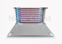 China 19 Inch 96 Port Fiber Optic Patch Panel Rack Mounting ODF Optical Fiber Distribution Frame for FTTX FTTH for sale