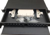 China 19 Inch Pull Type 12 Port Fiber Optic Distribution Frame Rack Mount Fiber Patch Panel for sale