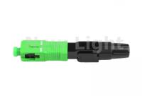 China Plastic Material Fiber Optic Fast Connector with 10s Operation Time 5N Fastening Strength and 8N Clamping Force for FTTH Applications for sale