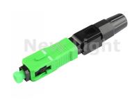 China Plastic Material Fiber Optic Fast Connector with 10s Operation Time 5N Fastening Strength and 8N Clamping Force for FTTH Applications for sale