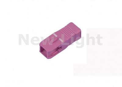 China Pink Color SC Housing Fiber Optic Connector for Local Area Network CE Approved for sale