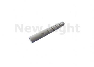 China Grey ST Tail Set Fiber Optic Connector with 2.0/3.0mm Diameter for Low Insertion Loss and No Polishing Required for sale