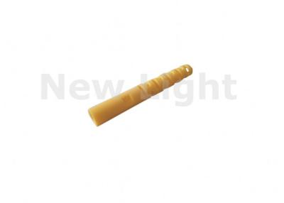 China Yellow Color ST Tail Set Fiber Optic Connector with 2.0/3.0mm Diameter for Low Insertion Loss Fiber Patch Cord for sale