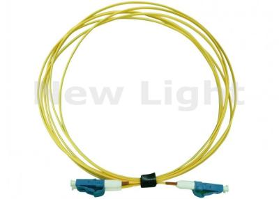 China Yellow LC-LC Fiber Patch Cord with PVC Material and 3 Meter Length for Reliable Connectivity for sale