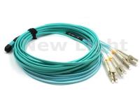 China 3 Meter 8 Strand Multimode MPO MTP Cable with MPO-LC Connector for QSFP/SR Module for sale