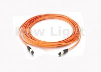 China 12 Core Multimode MPO MTP Cable with LSZH Jacket for High-Density Fiber Optic Applications for sale