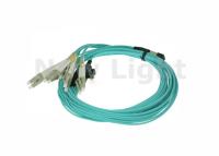 China 10 Meter OM4 MPO MTP Cable with LSZH Jacket for High-Speed Networks for sale
