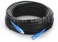 China 100M Length SC Fiber Optic Jumper Cable with G657A Fiber Type for Outdoor Use in FTTH Networks for sale