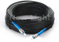 China 200M Outdoor Fiber Optic Jumper Cable with G657A Fiber and FC-FC Connector for FTTH Applications for sale