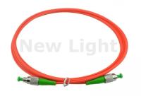 China Red Color FC FC Multimode Fiber Optic Patch Cord with 3 Meters Length and 2.0mm Diameter for sale