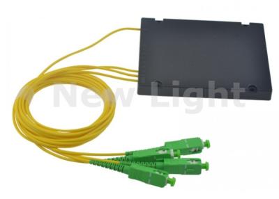 China 1x3 PLC Fiber Optic Splitter Single Mode with SC APC Connector for FTTH Applications for sale