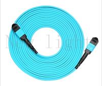 China Low Insertion Loss ≤0.35dB High Density 12 Core MPO Fiber Cable for Rapid Deployment in Data Centers for sale