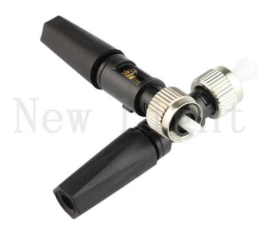 China FC / UPC Quick Assembly Connector with 250μM Coating Diameter and ≤0.3dB Insertion Loss for 3.0mm Cable for sale