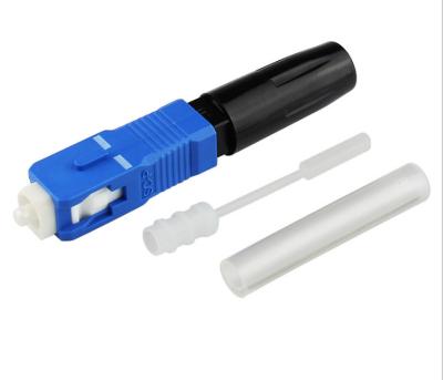 China SC/UPC SM Fiber Optic Fast Connector with -40℃ to +85℃ Storage Temperature and 50-60mm Length for Field Assembly for sale