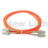 China 3 Meters SC-SC Multi Mode Duplex Fiber Patch Cord OM2/OM3/OM4 50/125 2.0 Cable for sale