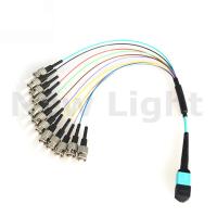 China Single Mode MPO MTP Cable with Low Insertion Loss and Customized Length for Data Centers for sale