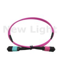 China 1m OM4 Multi Mode MPO MTP Cable with Male/Female Connector and Low Insertion Loss for High-Speed Data Transmission for sale