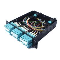 China 24 Cores MPO Cassette Module with Aluminum Material and Multi Mode for 1U Distribution Box for sale