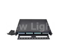 China 96 Core Stainless Steel 19 Inch Fiber Optic Distribution Box for FTTH Networks with MPO Cassette for sale