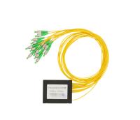 China 1X12 FC APC Fiber Optic Splitter with 1260-1650 nm Operating Wave and 3 Years Warranty for sale