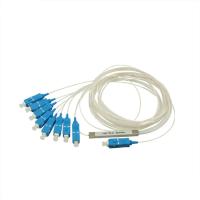 China Single Mode PLC Fiber Optic Splitter for FTTX Network with Compact Design for sale