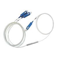 China PLC FTTH Mini Fiber Optic Splitter Module with 1x2 SC Connector and 900 um Fiber for sale