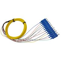 China SC APC Fiber Pigtail 0.9mm 2M Optic Fiber Jumping Cable with 12 Color Options for sale