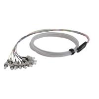 China 0.9mm Single Mode Fiber Optic Pigtail with Low Insertion Loss and ST Connector for sale