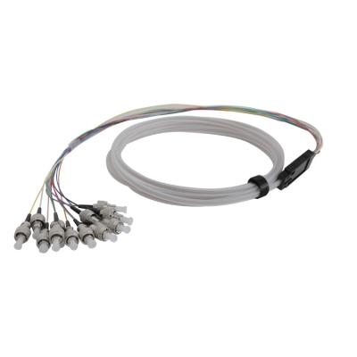 China 0.9mm Single Mode Fiber Optic Pigtail with Low Insertion Loss and ST Connector for sale