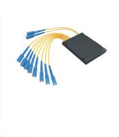 China 2x8 PLC Fiber Optic Splitter with 1260-1650nm Wavelength and Low Insertion Loss for CATV and FTTX for sale
