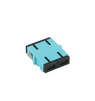 China Plastic/Metal Multi Mode Fiber Optic Adapter with Low Insertion Loss and High Return Loss for Active Device Termination for sale