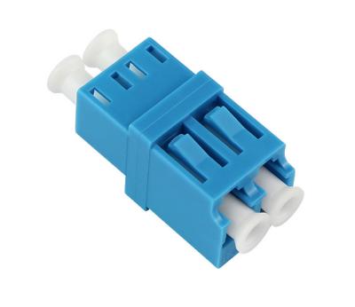 China High-Low Type LC Fiber Optic Adapter with Window and 0.3 dB Insertion Loss for Precise Optical Coupling for sale