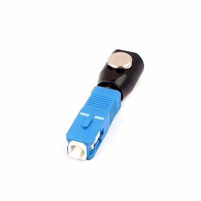 China Fiber Optic Adapter SC UPC Connector Single Mode Bare Fiber Adaptor with Repeatability >1000 Times for sale