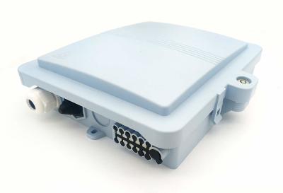 China Hard Waterproof IP67 Fiber Termination Box with 1 X 16 SC/UPC Splitter and PC Material for FTTH Networks for sale