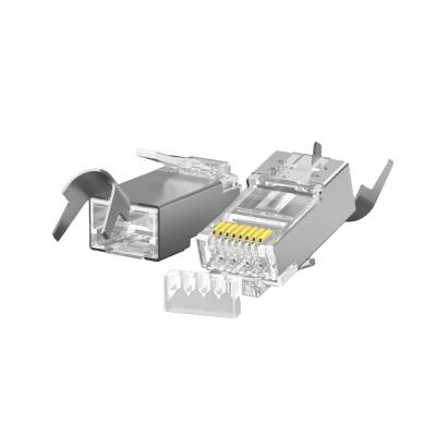 China High-Speed 10Gbps Performance RJ45 Connector with Metal Boots and Fluke Tested Certification for sale