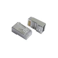 China Bulk CAT6 8P8C Modular RJ45 Connectors with Gold-Plated Contacts, Snagless Boots, and 1000+ Mating Cycles for sale